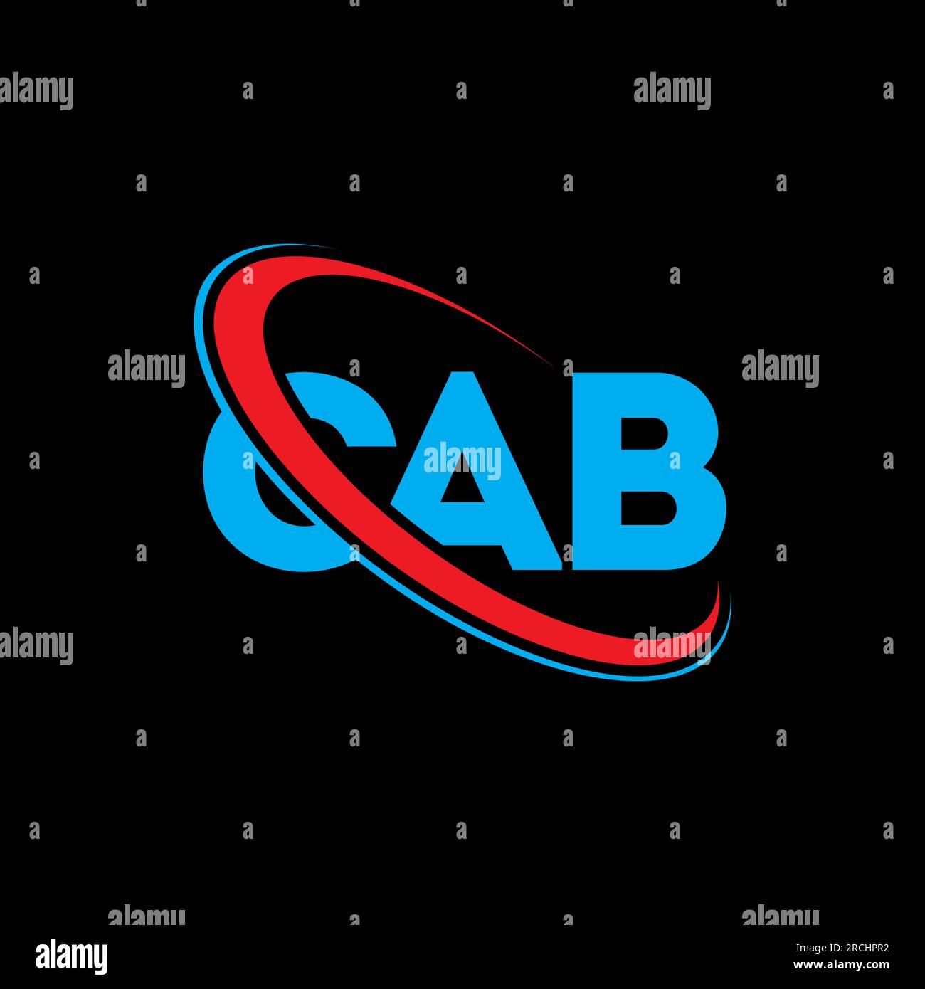 CAB logo. CAB letter. CAB letter logo design. Initials CAB logo linked ...