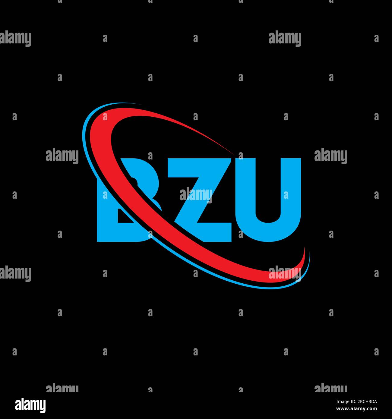 BZU logo. BZU letter. BZU letter logo design. Initials BZU logo linked ...