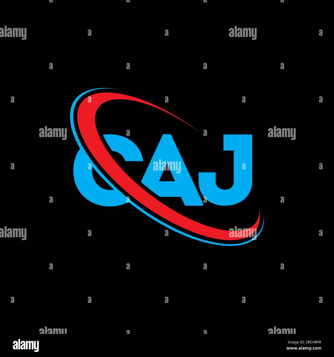 CAJ logo. CAJ letter. CAJ letter logo design. Initials CAJ logo linked ...