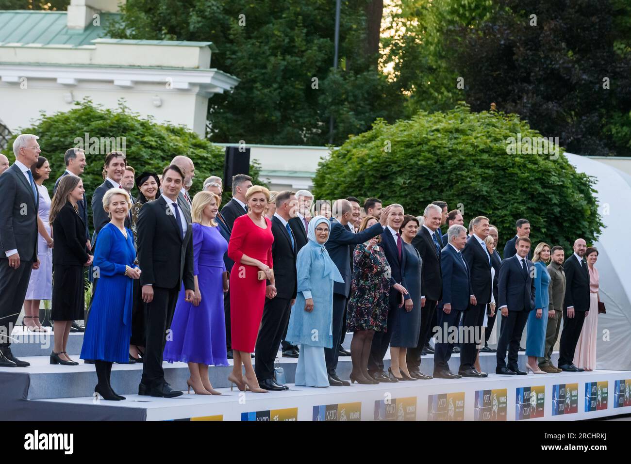 VILNIUS, LITHUANIA. 12th July 2023. Heads of States and Heads of ...