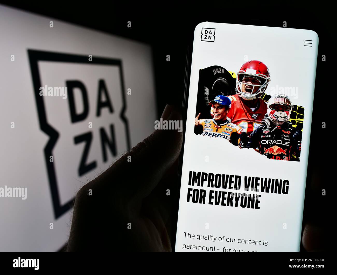 Dazn logo hi-res stock photography and images - Alamy