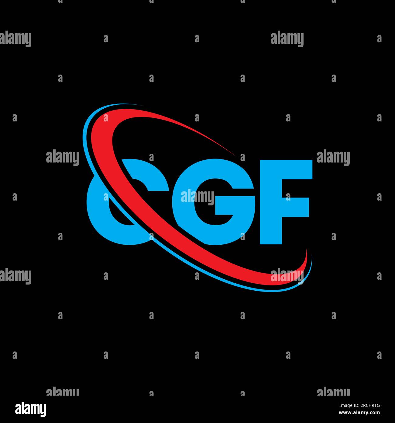 CGF logo. CGF letter. CGF letter logo design. Initials CGF logo linked ...