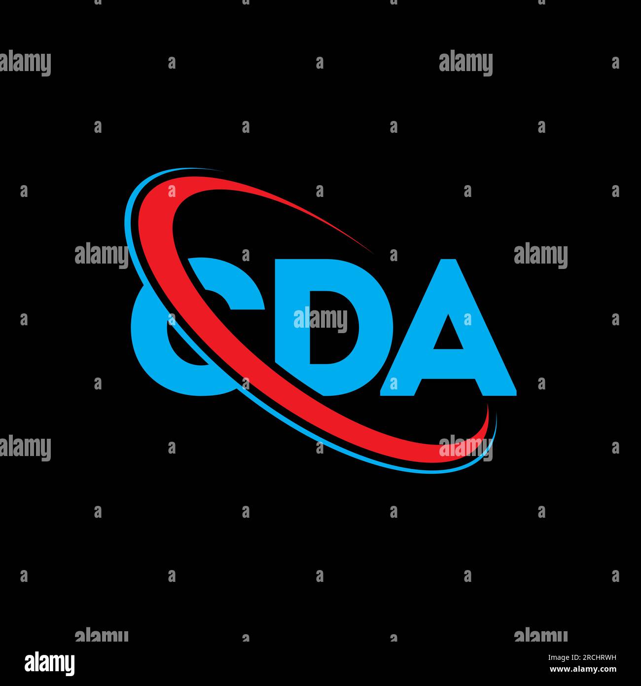 CDA logo. CDA letter. CDA letter logo design. Initials CDA logo linked ...