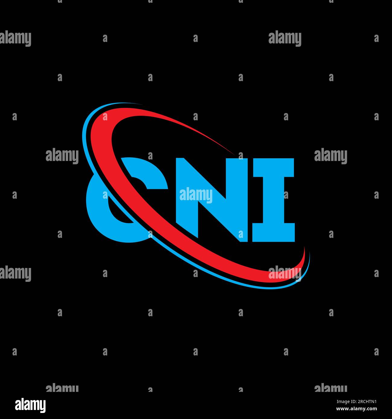 CNI logo. CNI letter. CNI letter logo design. Initials CNI logo linked ...
