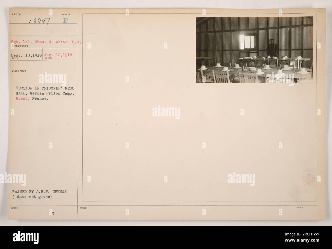 Prisoner mess hall hi-res stock photography and images - Alamy