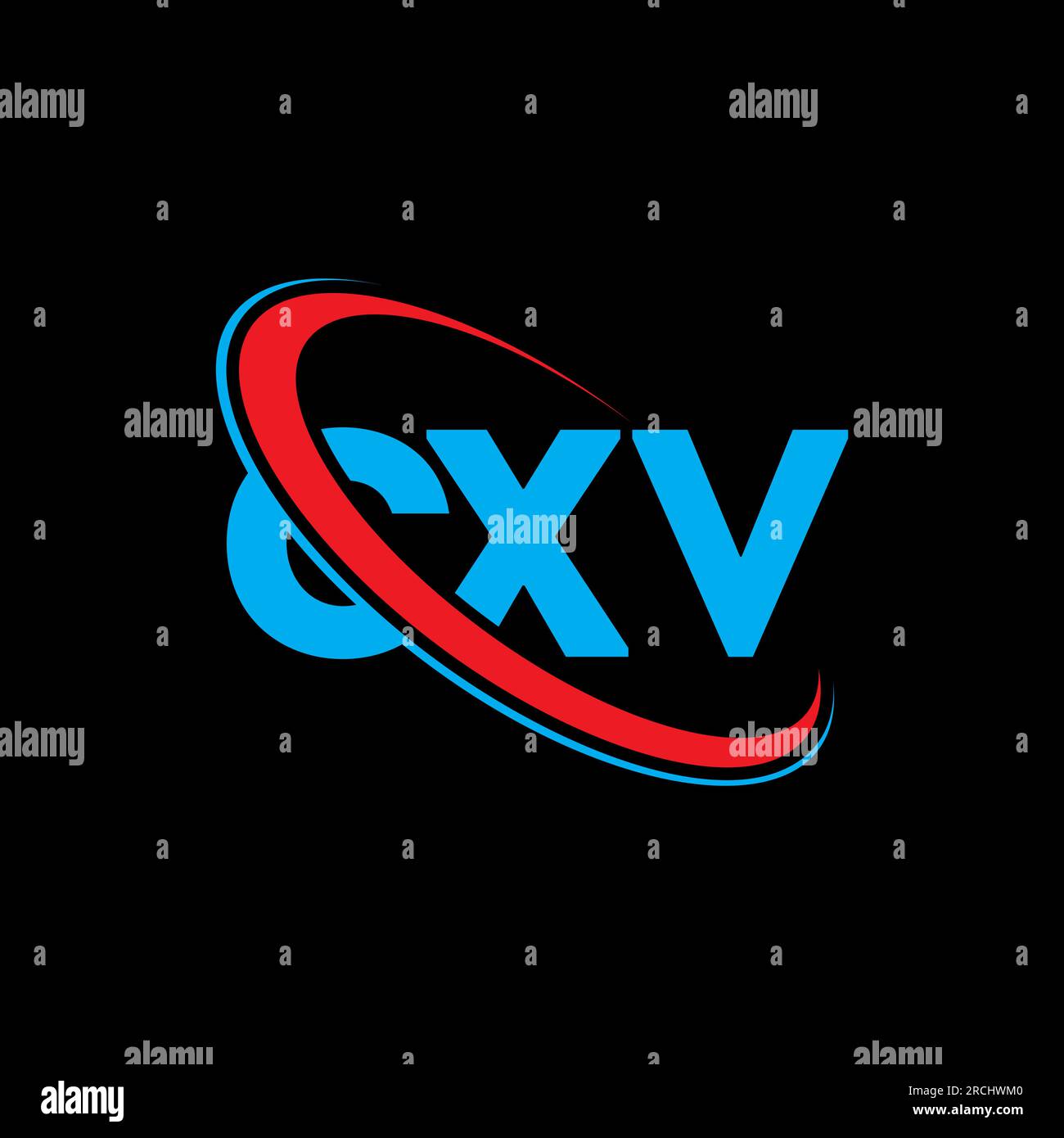CXV logo. CXV letter. CXV letter logo design. Initials CXV logo linked ...