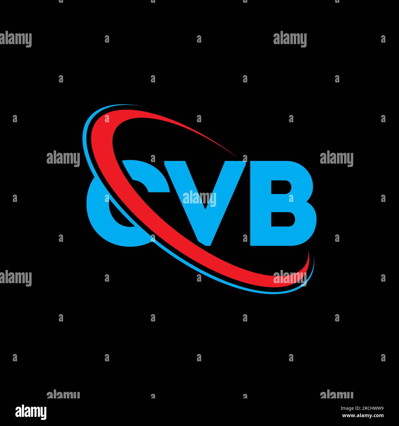 CVB logo. CVB letter. CVB letter logo design. Initials CVB logo linked ...