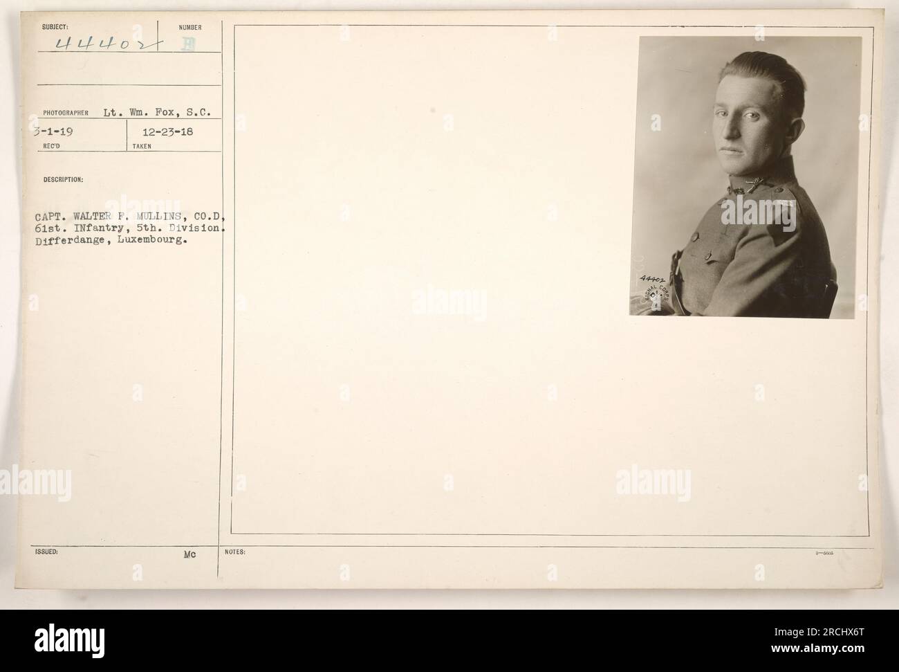 1918 1919 world war one photographs hi-res stock photography and images ...