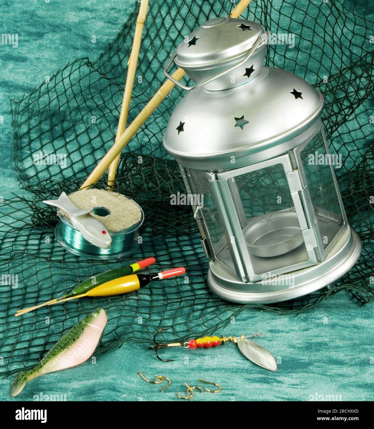 Fishing background, fish with fishing tackle photo background, fishing ...