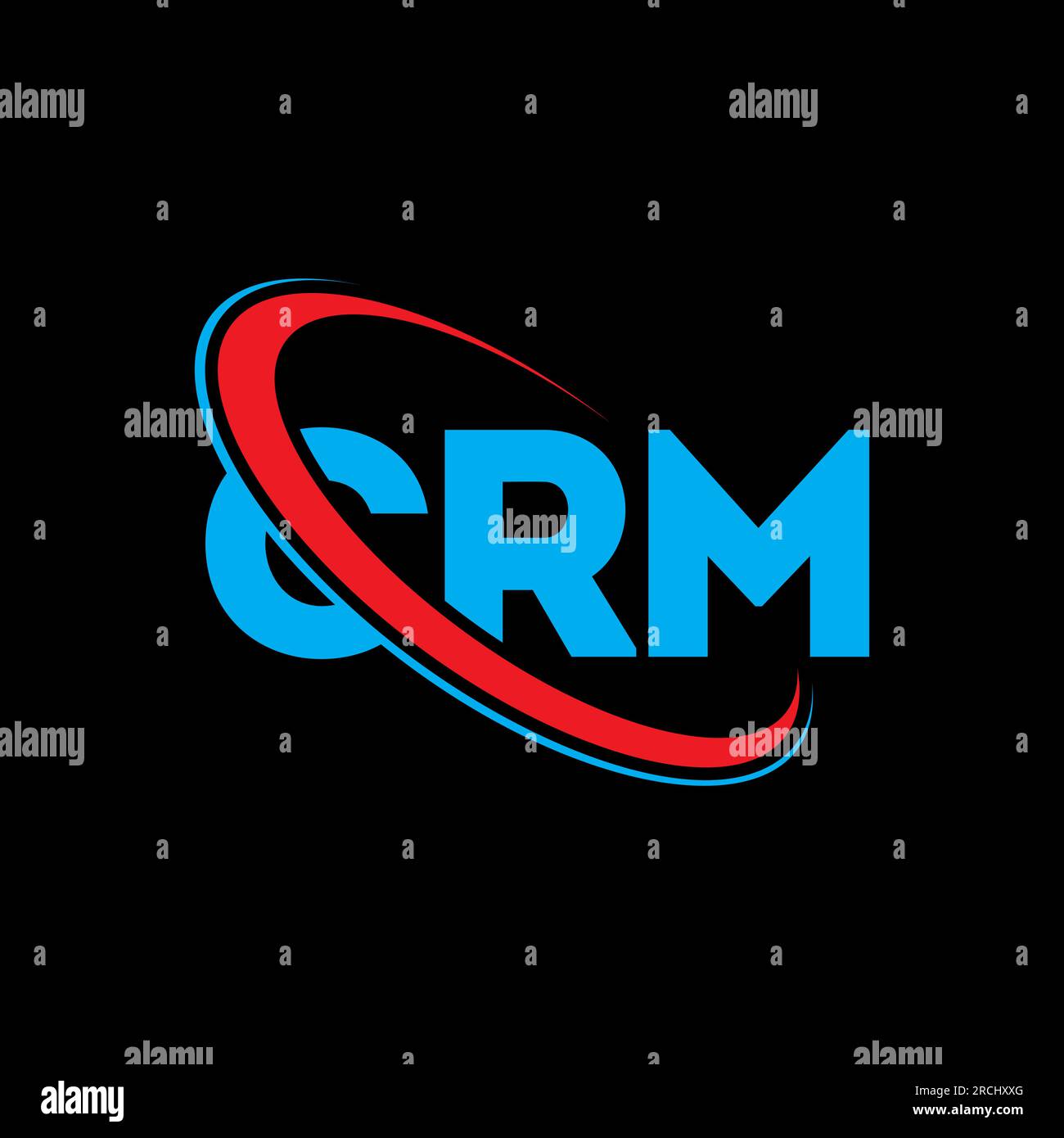 CRM logo. CRM letter. CRM letter logo design. Initials CRM logo linked with circle and uppercase ...