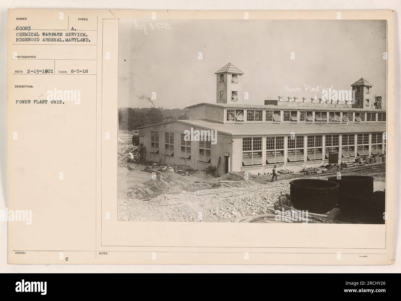 Power Plant Unit NUMBER 60083 A at Chemical Warfare Service, Edgewood ...