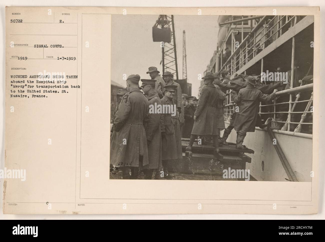 American soldiers who have been wounded in action are shown being ...