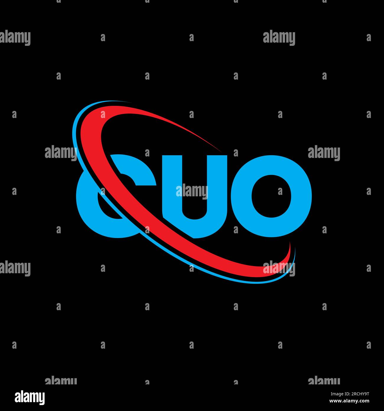 Cuo logo design hi-res stock photography and images - Alamy