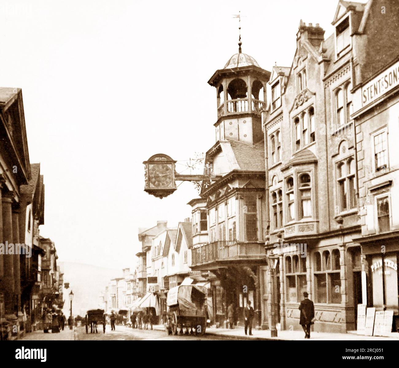 High Street, Guildford, Victorian period Stock Photo - Alamy