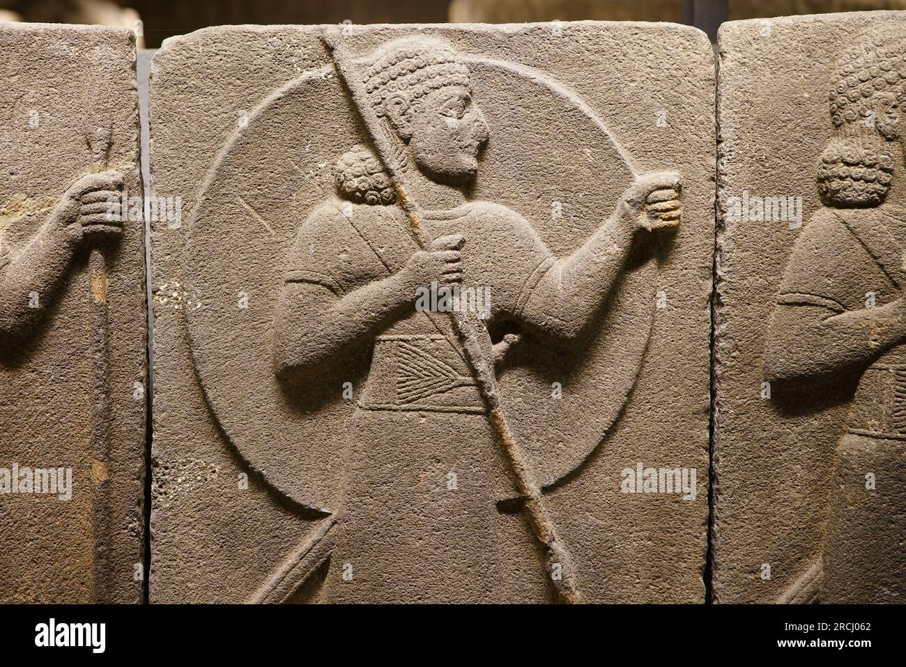 Old Carving in Museum of Anatolian Civilizations in Ankara, Turkiye ...