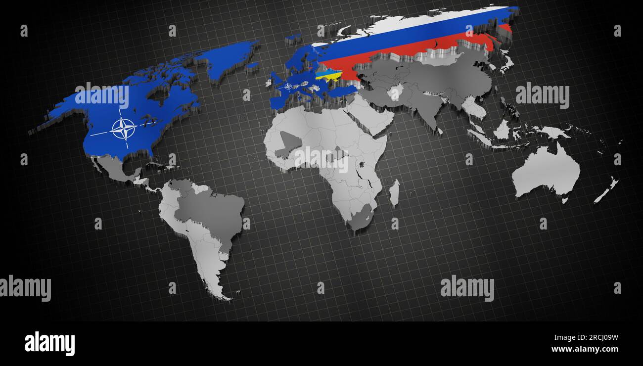 NATO member countries and Russia' supporters in Ukraine conflict on ...