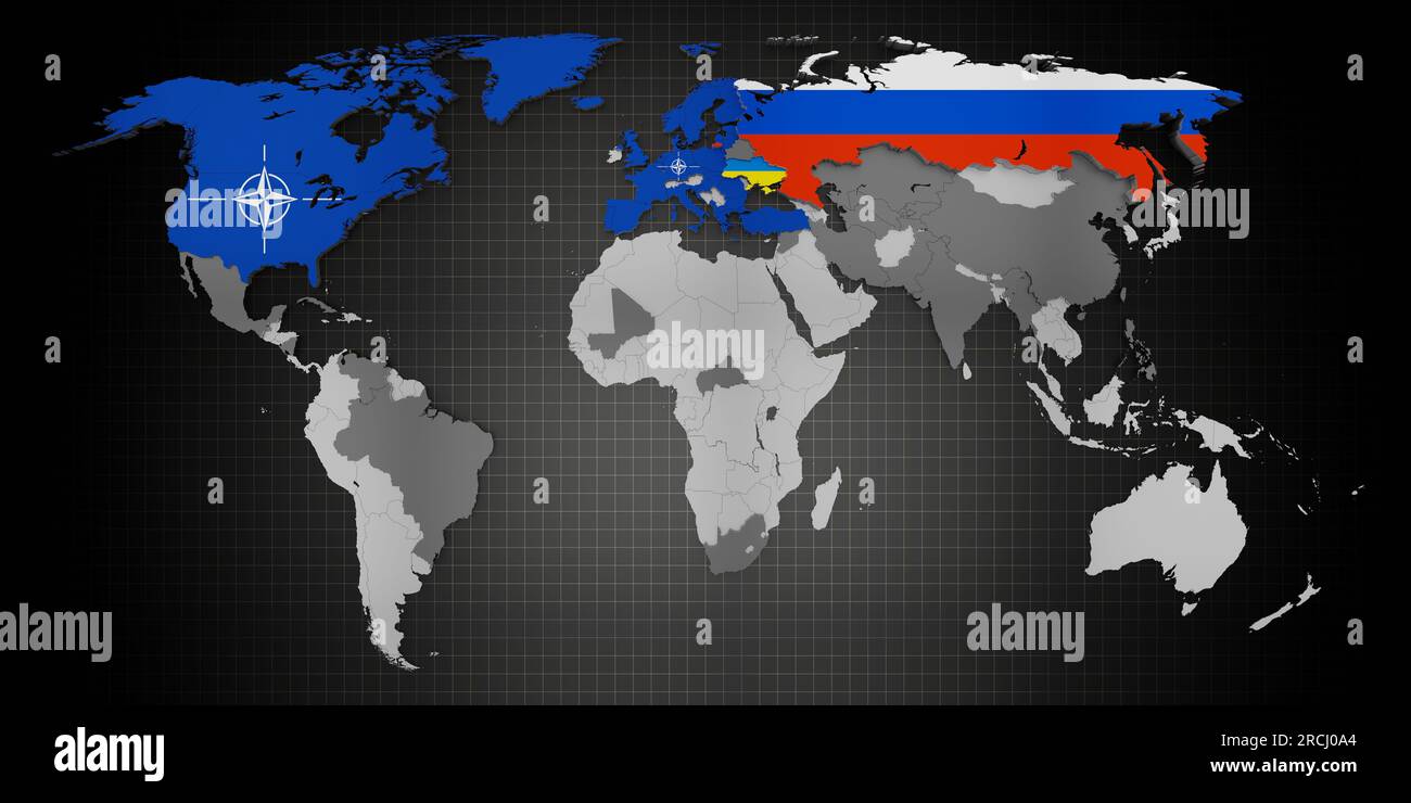 NATO member countries and Russia' supporters in Ukraine conflict on ...