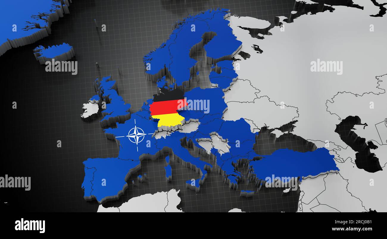 Nato map hi-res stock photography and images - Alamy