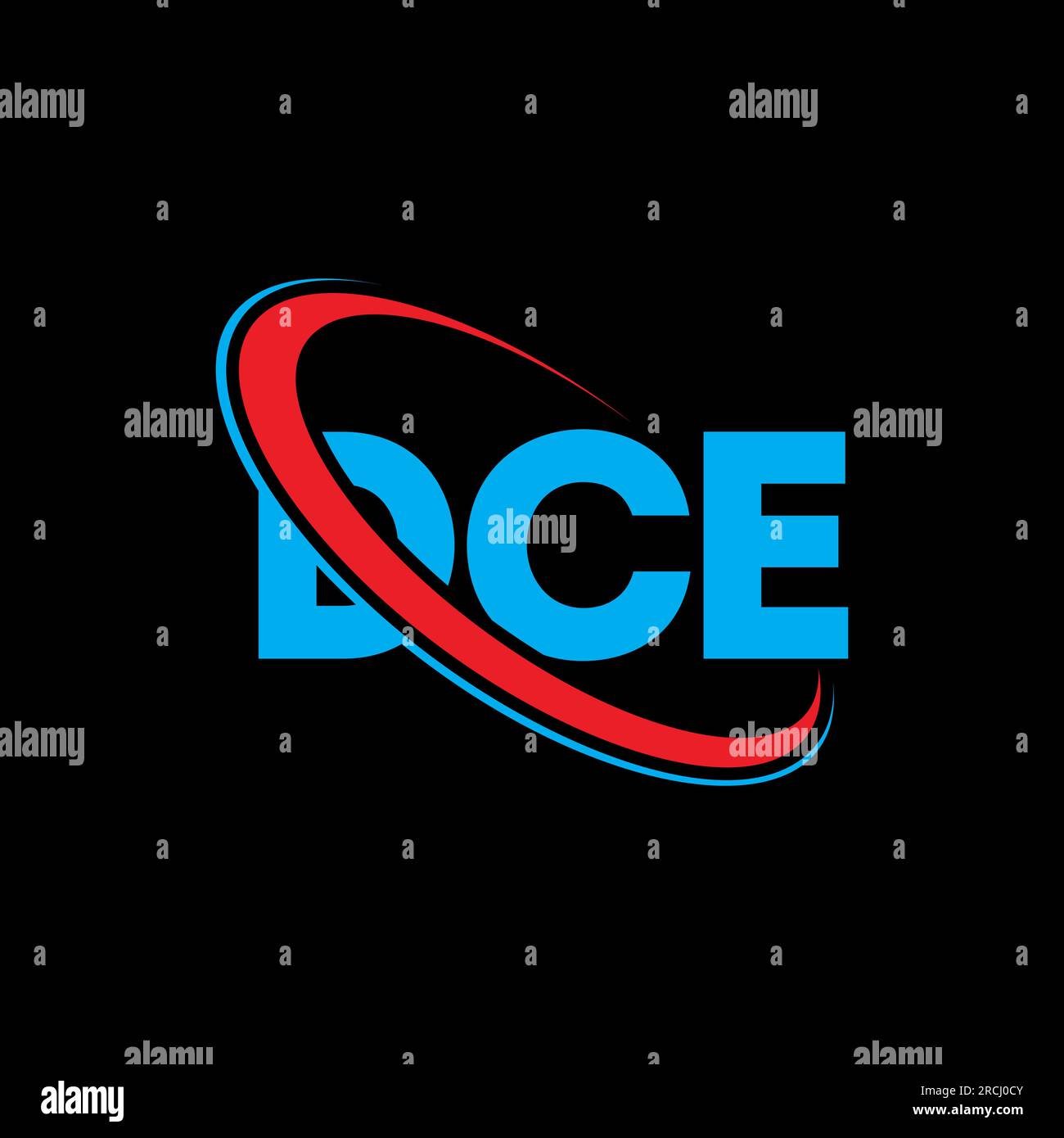 Dce logo design Stock Vector Images - Alamy