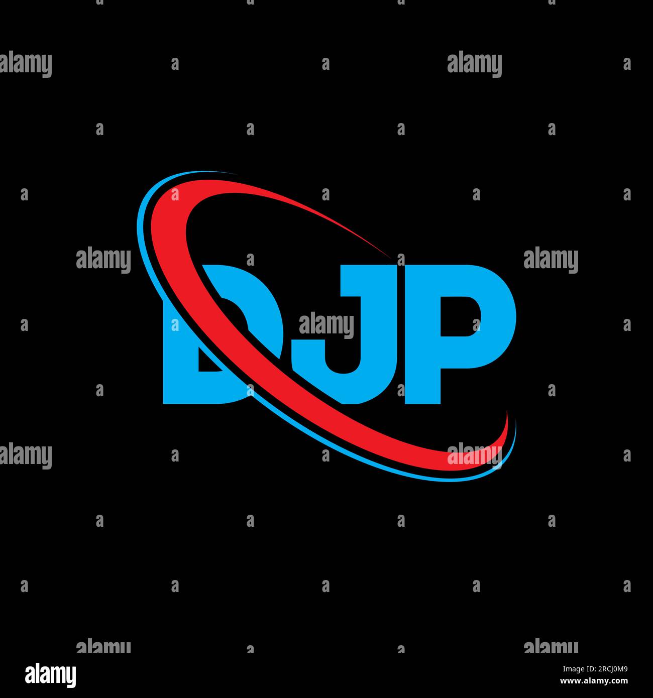 DJP logo. DJP letter. DJP letter logo design. Initials DJP logo linked ...