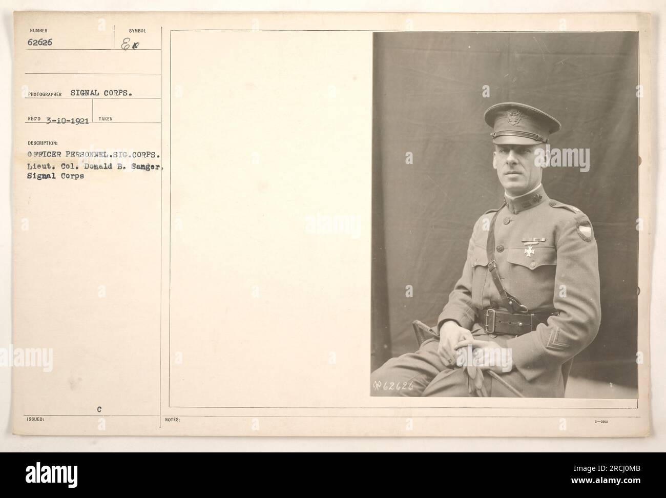 Lieutenant colonel sanger hi-res stock photography and images - Alamy