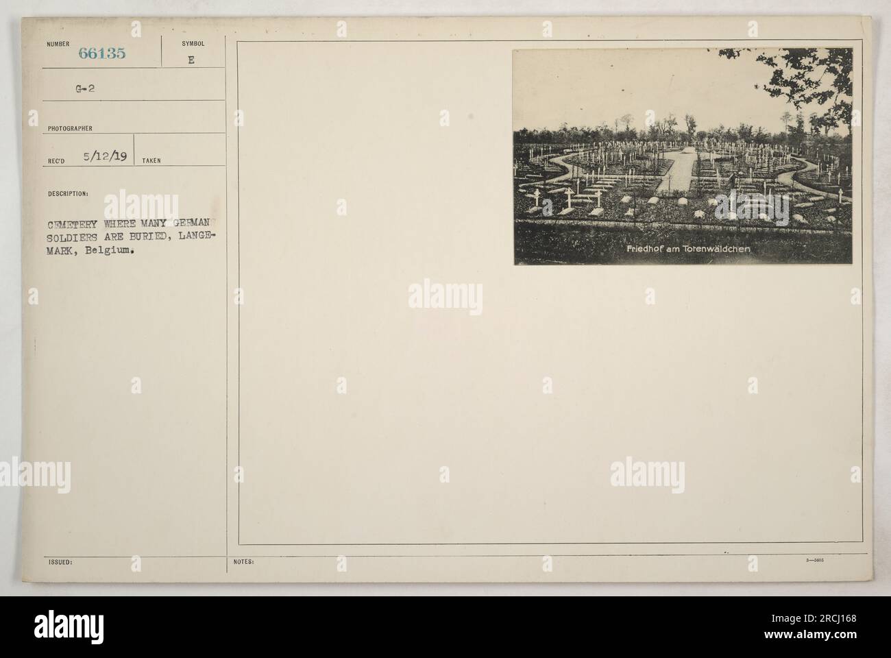German soldiers cemetery in Langemark, Belgium where many German ...