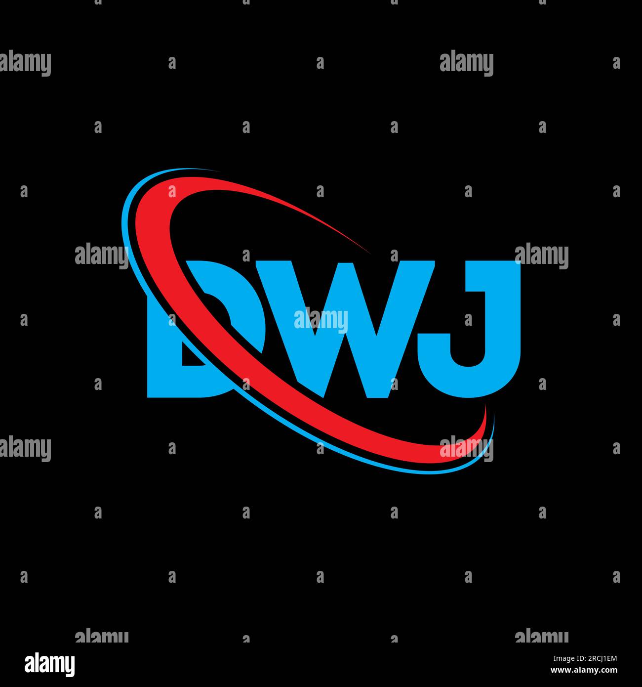 Dwj logo design hi-res stock photography and images - Alamy