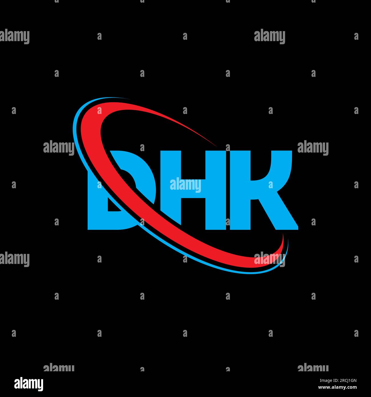 Dhk logo design hi-res stock photography and images - Alamy