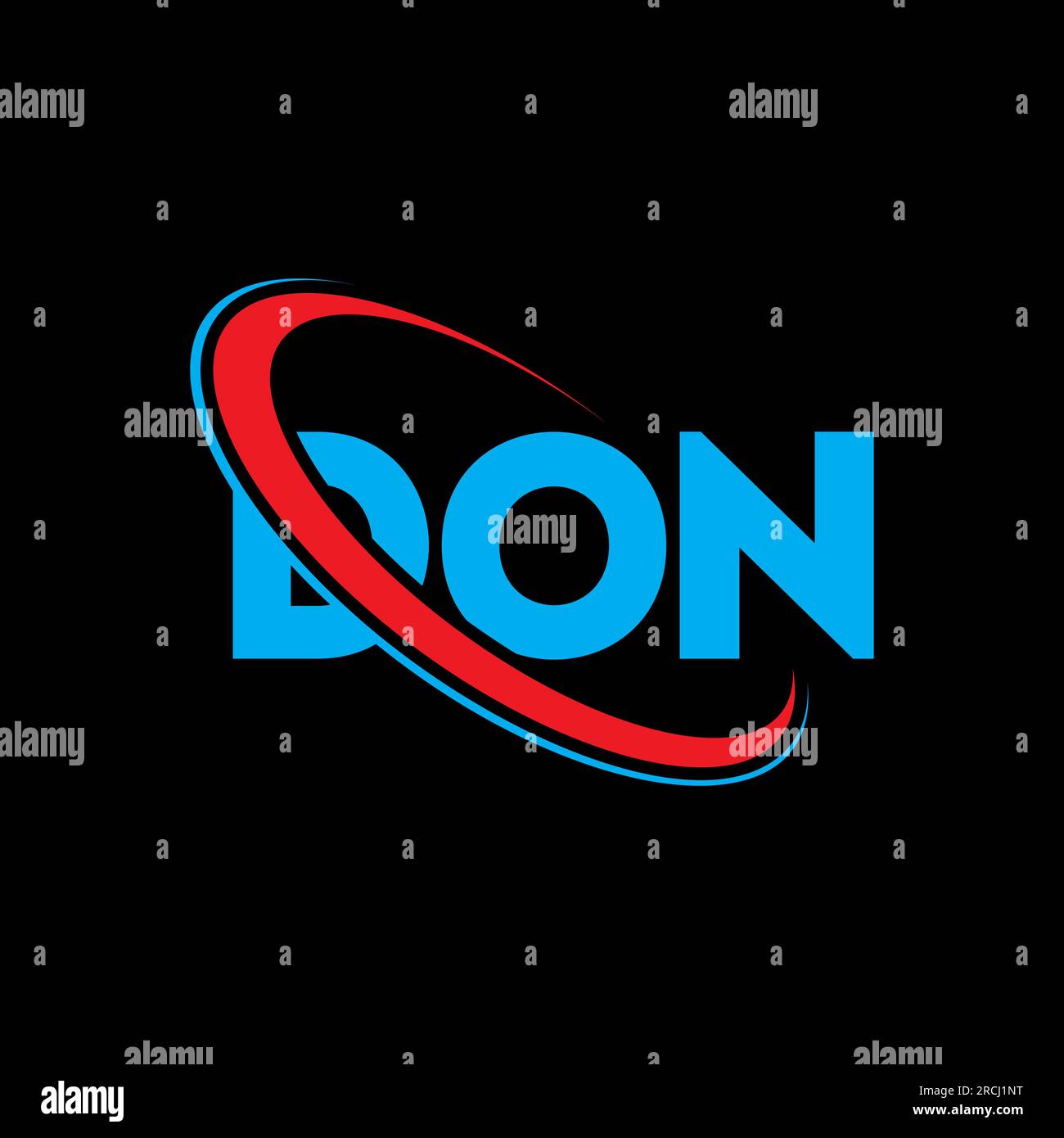 DON logo. DON letter. DON letter logo design. Initials DON logo linked ...