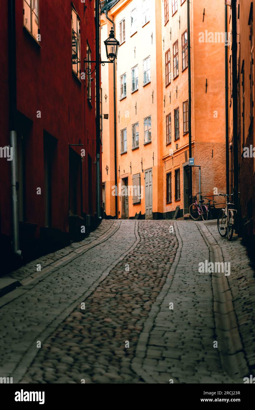 Gamla stan cobblestone streets hi-res stock photography and images - Alamy