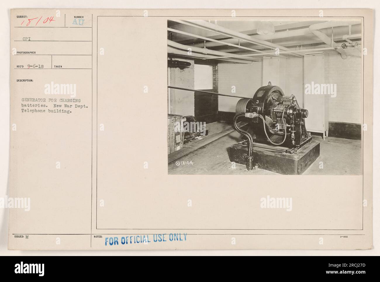 Power generation in world war one hi-res stock photography and images ...