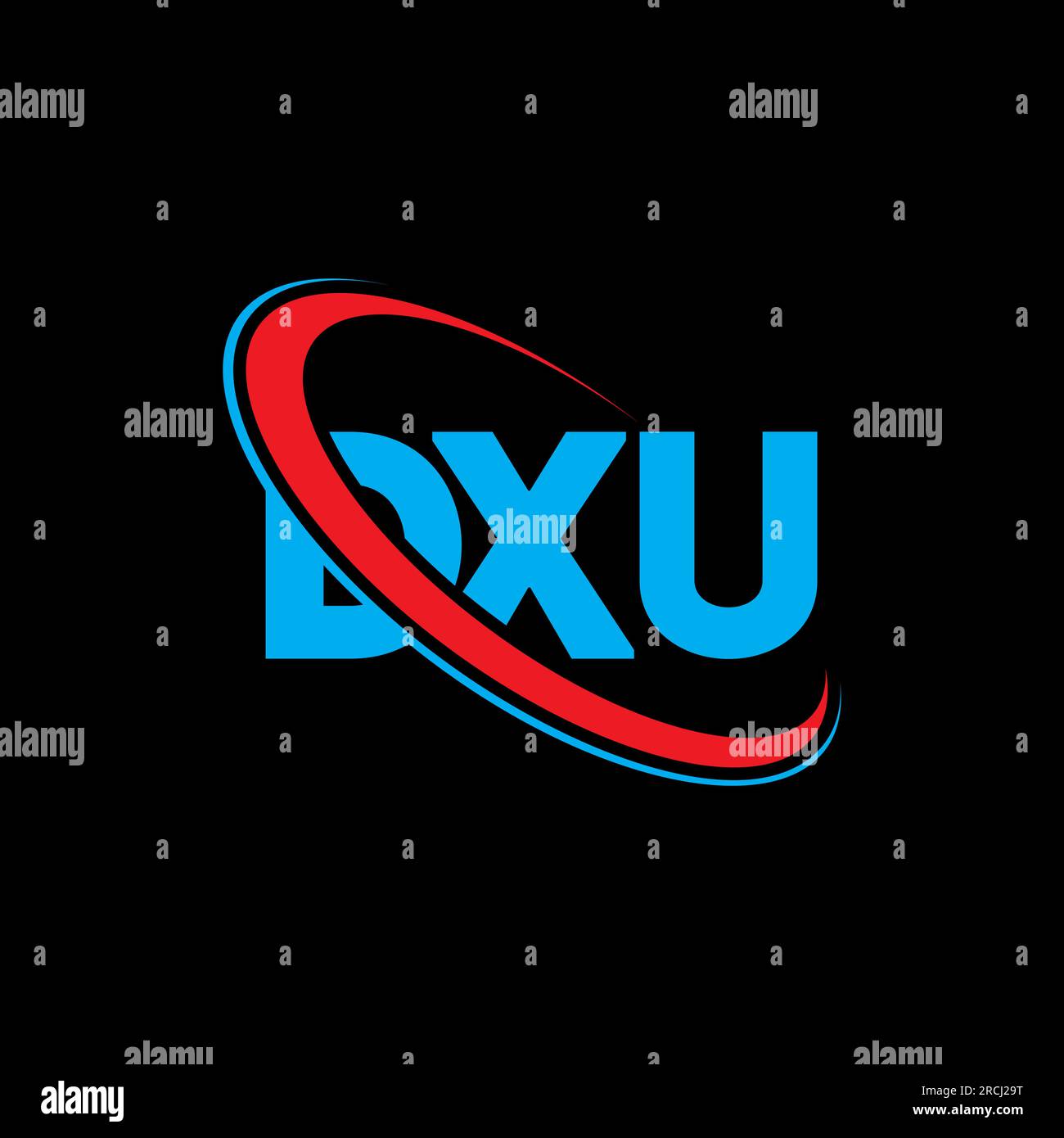Dxu logo design hi-res stock photography and images - Alamy