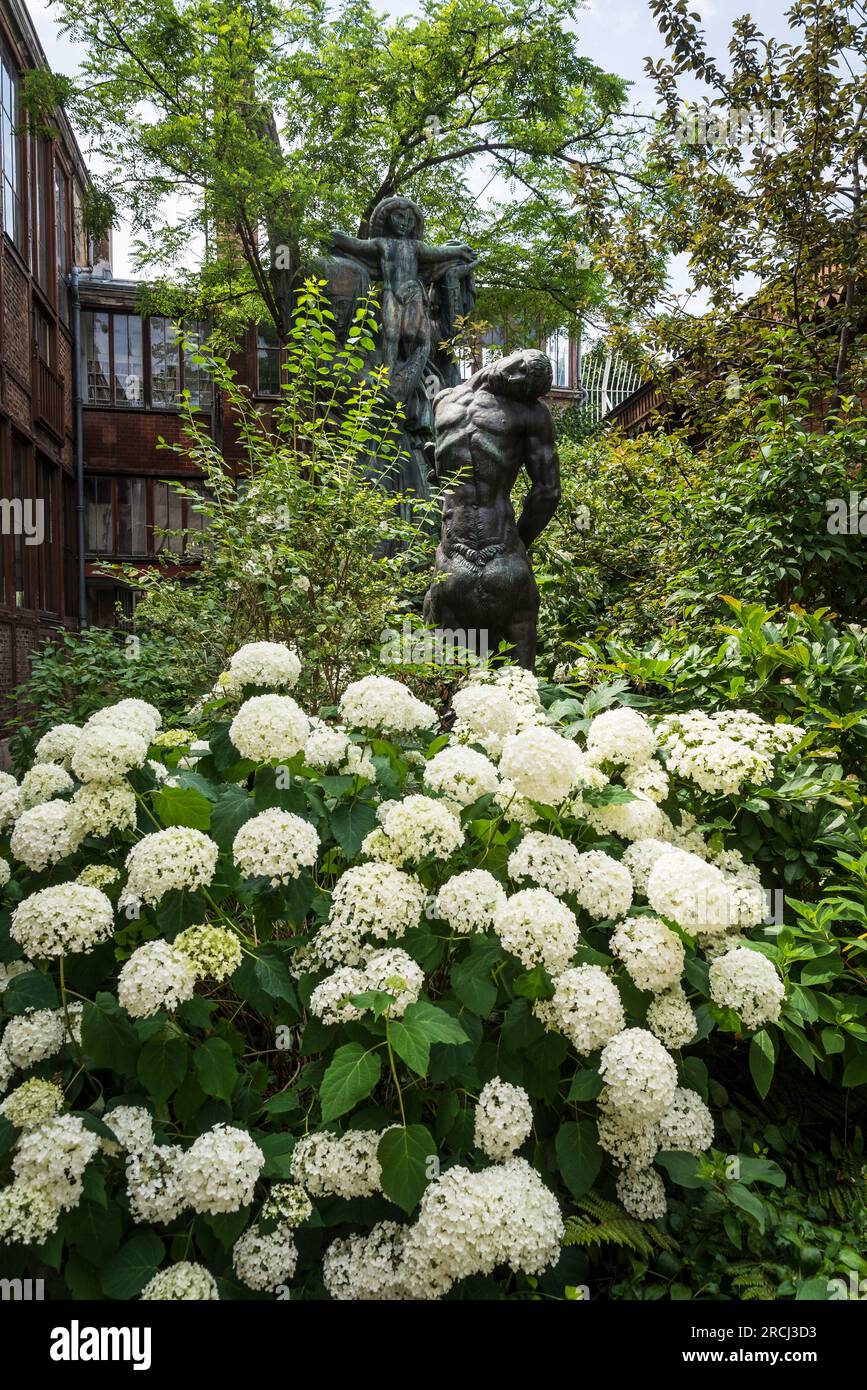 The Virgin of Alsace, Dying Centaur and Sappho bronze sculptures, Musée ...