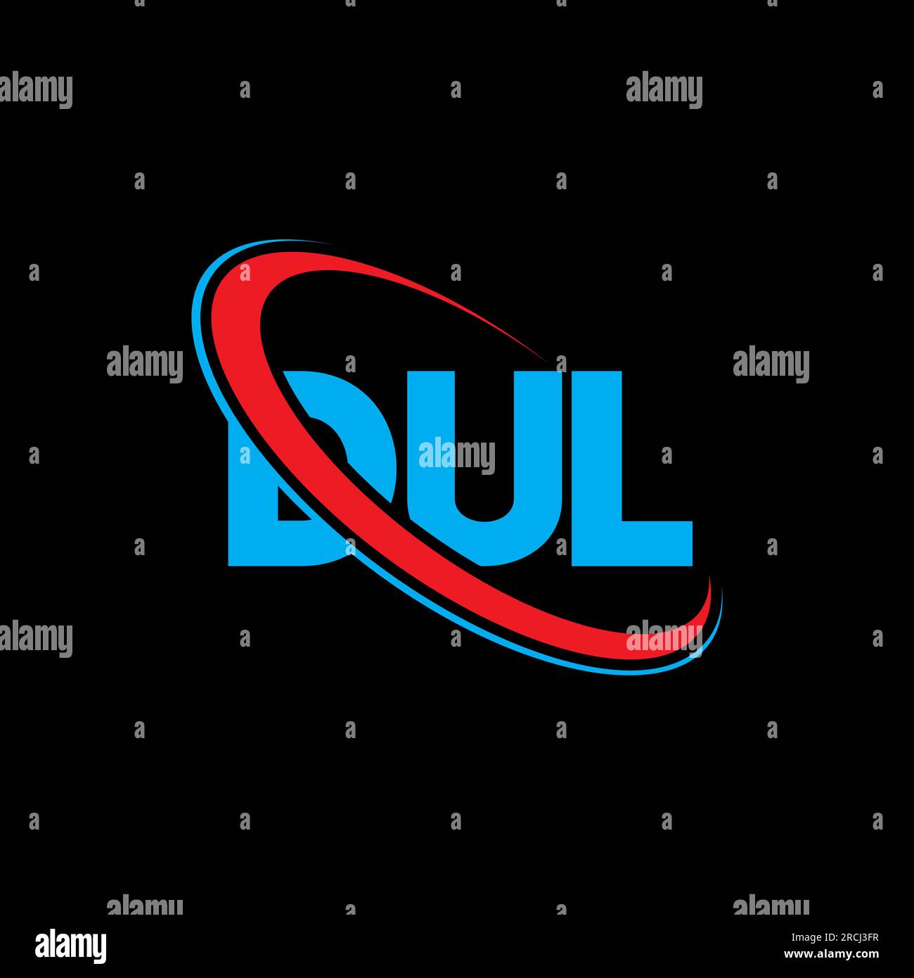 DUL logo. DUL letter. DUL letter logo design. Initials DUL logo linked ...