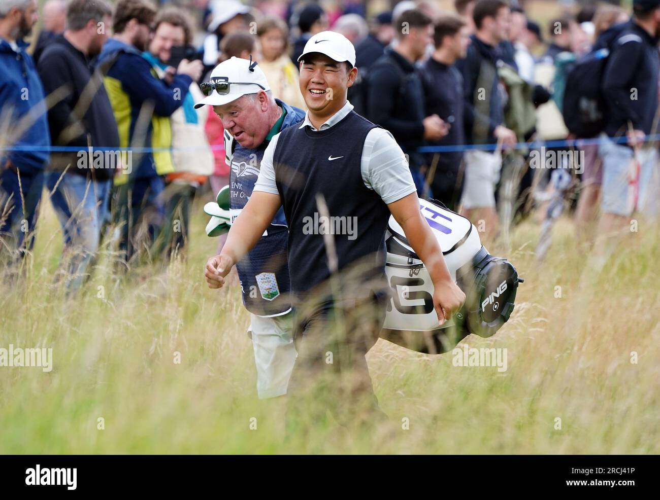 The open tom kim golf 2023 hi-res stock photography and images - Alamy