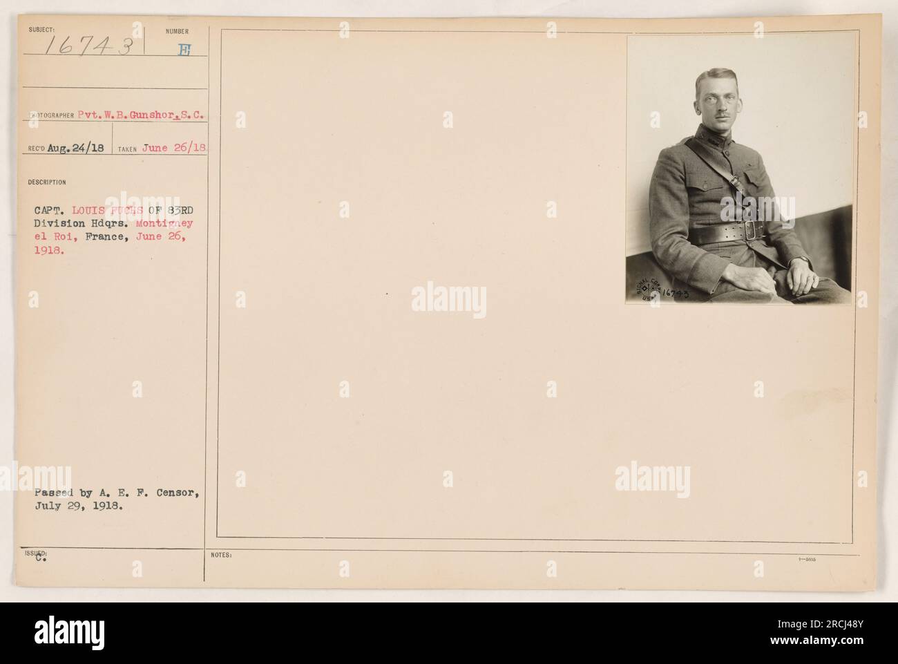 83rd infantry hi-res stock photography and images - Alamy