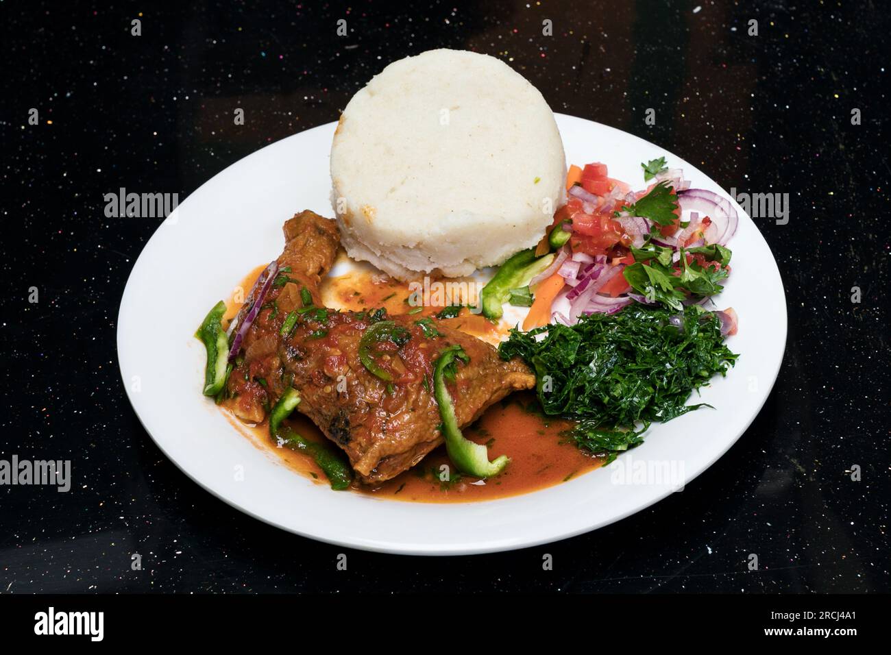 Kenyan cuisine includes ugali, chapati, githeri, goat, Nyama Choma ...