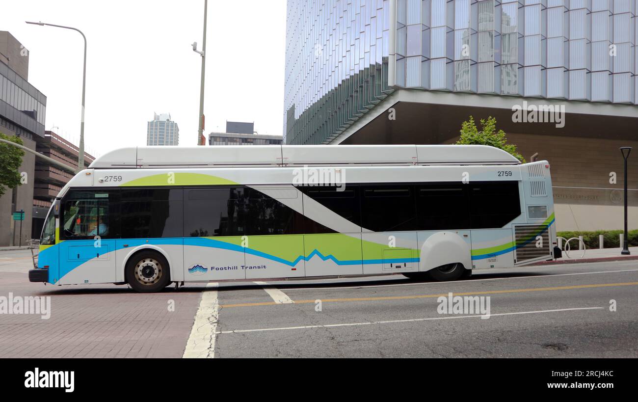 Los Angeles, California: Foothill Transit bus Stock Photo - Alamy