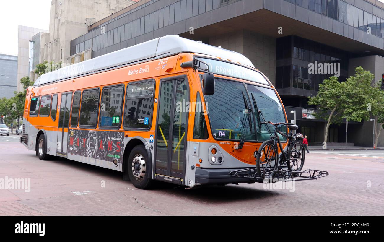 Los Angeles, California: LA Metro Bus Transit, Public Transport of Los ...