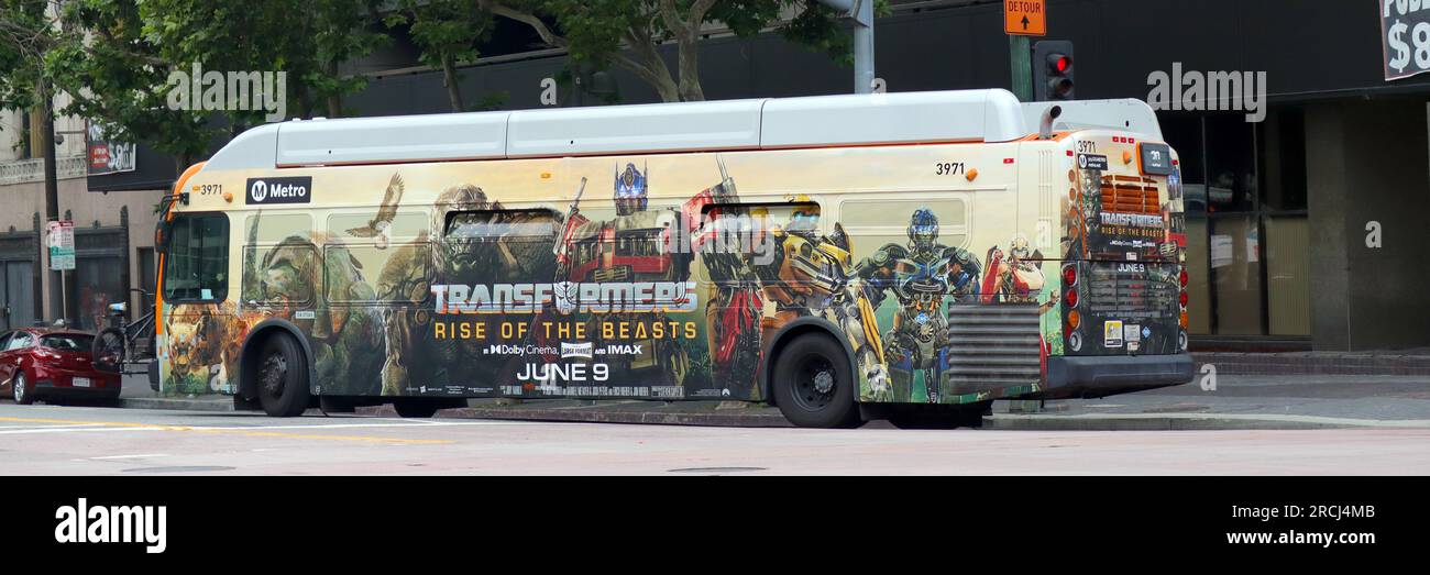 Los Angeles, California: LA Metro Bus Transit, Public Transport of Los ...