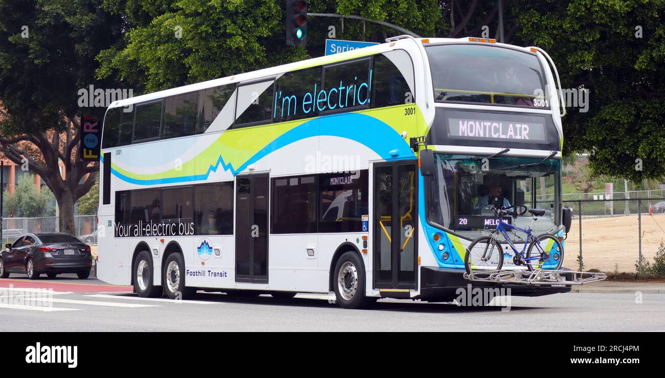 Los Angeles, California: Foothill Transit bus Stock Photo - Alamy
