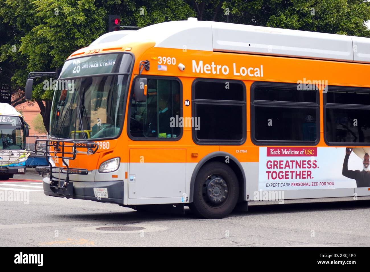 Los Angeles, California: LA Metro Bus Transit, Public Transport of Los ...