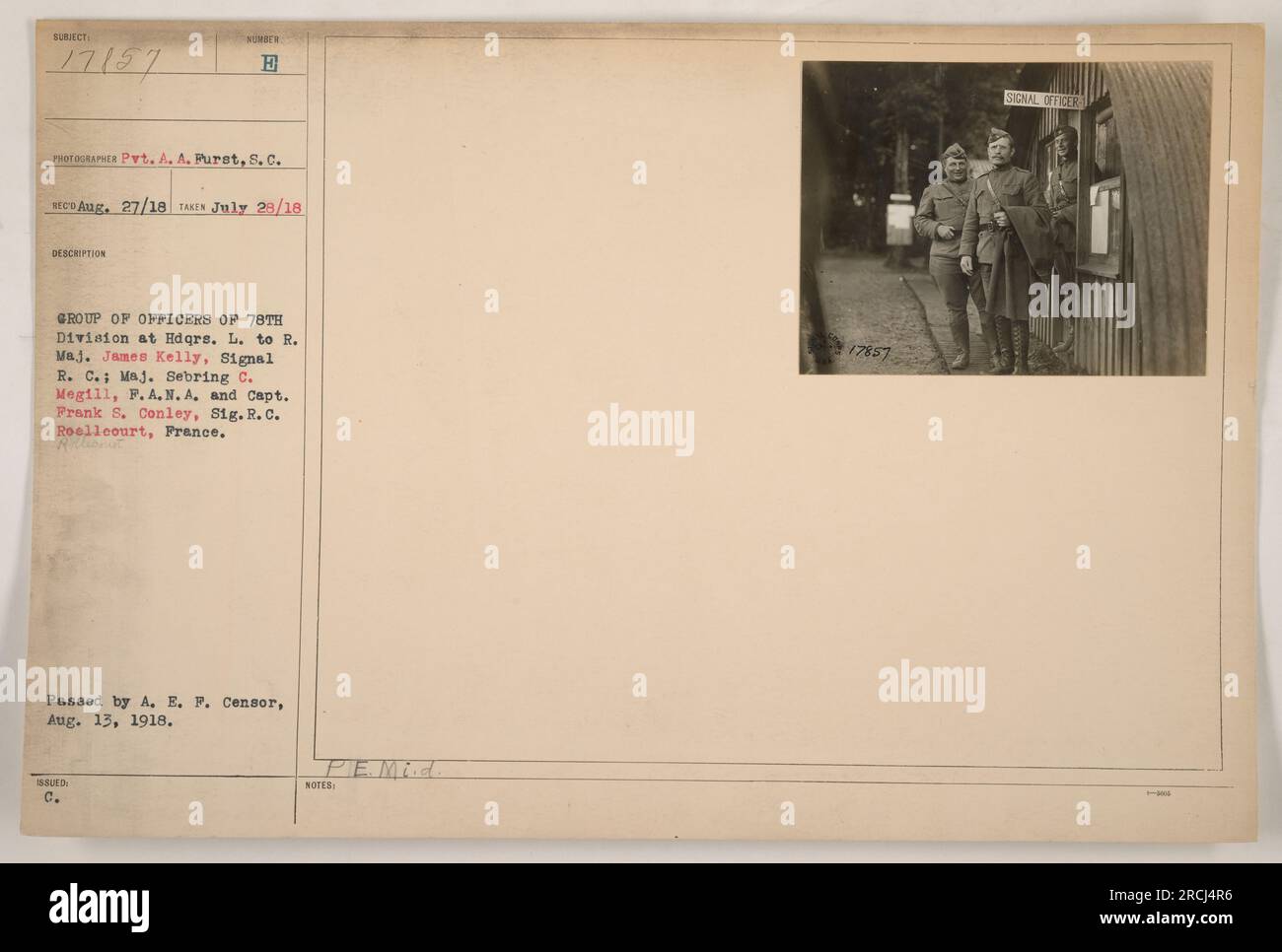 Capt frank s conley hi-res stock photography and images - Alamy