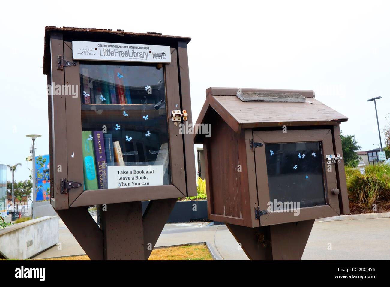 Manhattan Beach, California: Little Free Library book exchange boxes ...