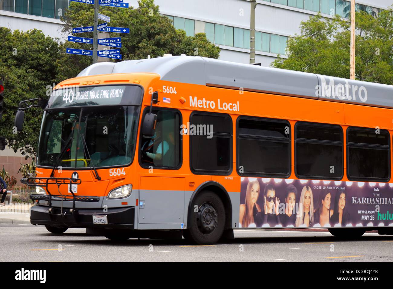 Los Angeles, California: LA Metro Bus Transit, Public Transport of Los ...