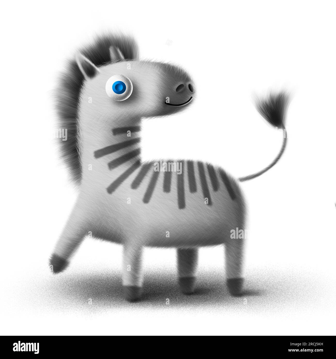 Cute cartoon zebra horse Cut Out Stock Images & Pictures - Alamy