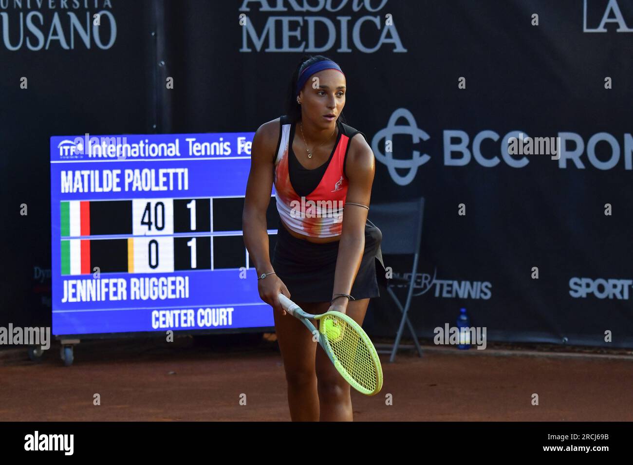 Jennifer Ruggeri (ITA) during the quarter-finals match of ITF W60 Women ...