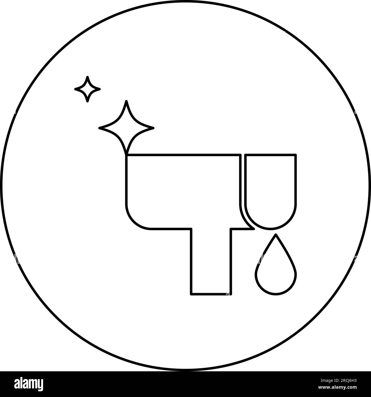 Rain gutter clearing eavestrough clean concept downpipe distribution ...