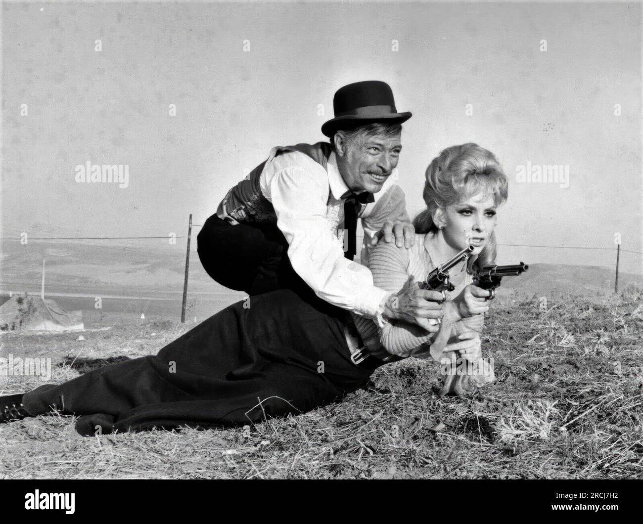 LEE VAN CLEEF and GINA LOLLOBRIGIDA in BAD MAN'S RIVER (1971), directed ...