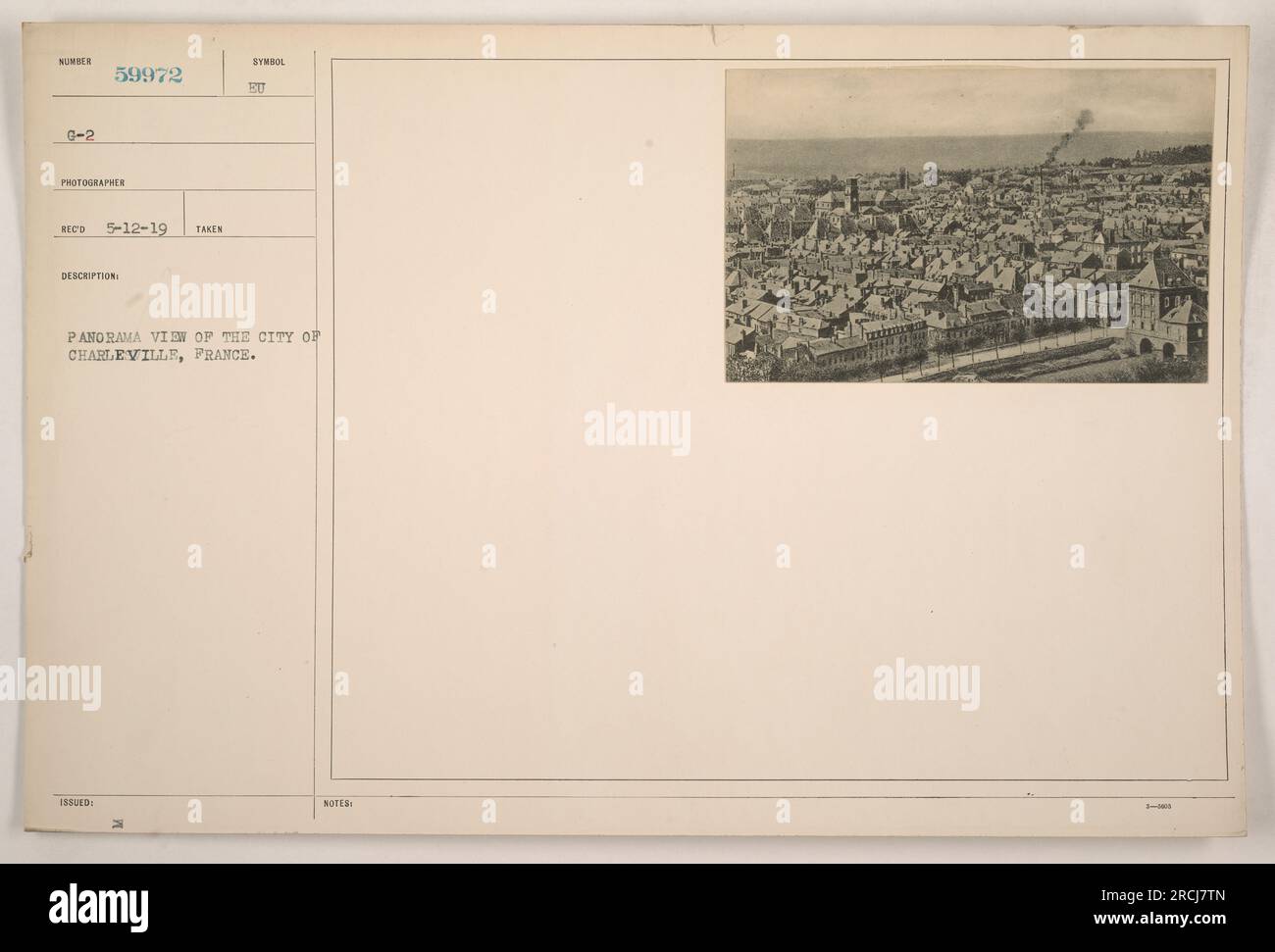 This photograph captures a panoramic view of the city of Charleville ...